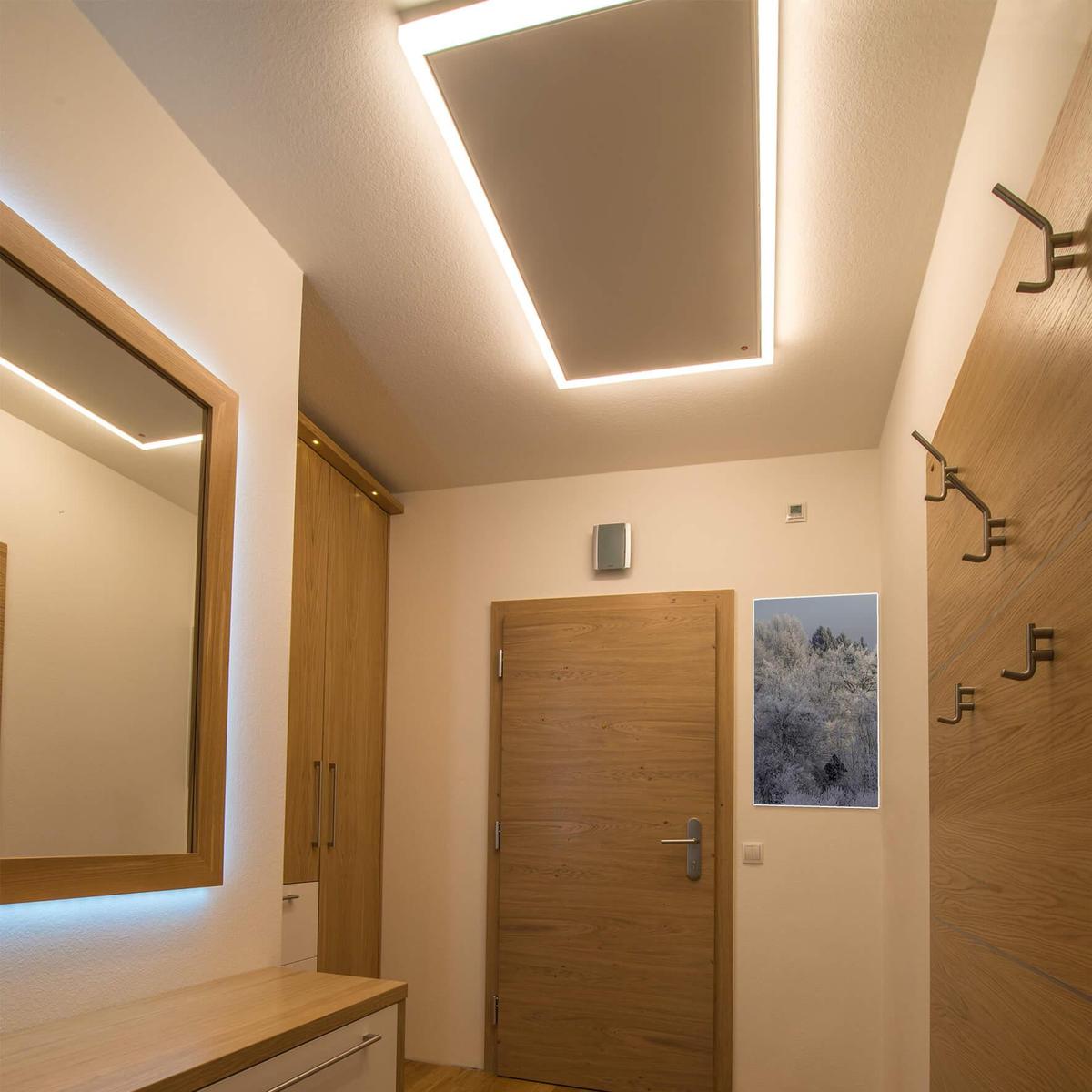 Infrarotheizung mit Lichtrahmen | easyTherm